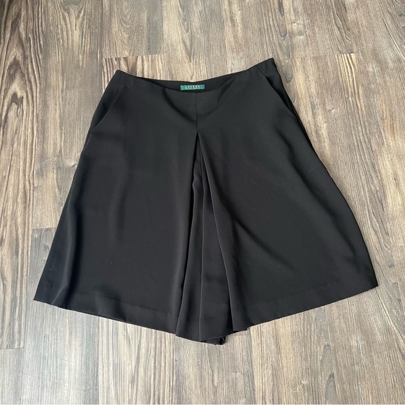 Lauren Ralph Lauren | Shorts | Lauren Ralph Lauren Black Pleated ...